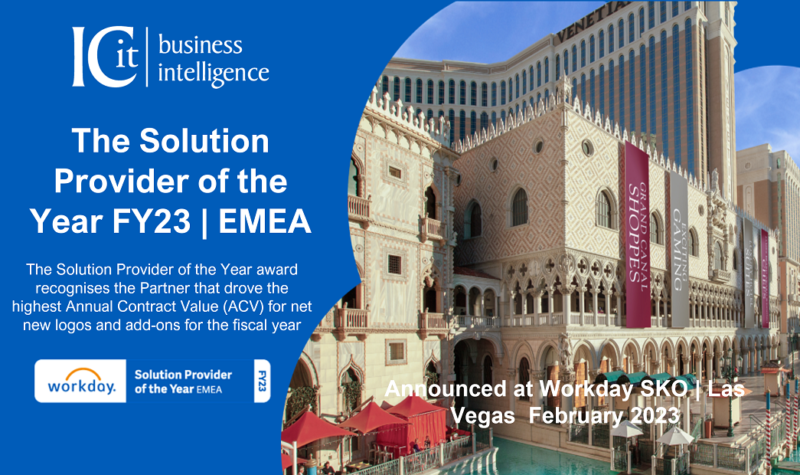 ICit Named Winner of the FY23 Solution Provider of the Year Award EMEA ...